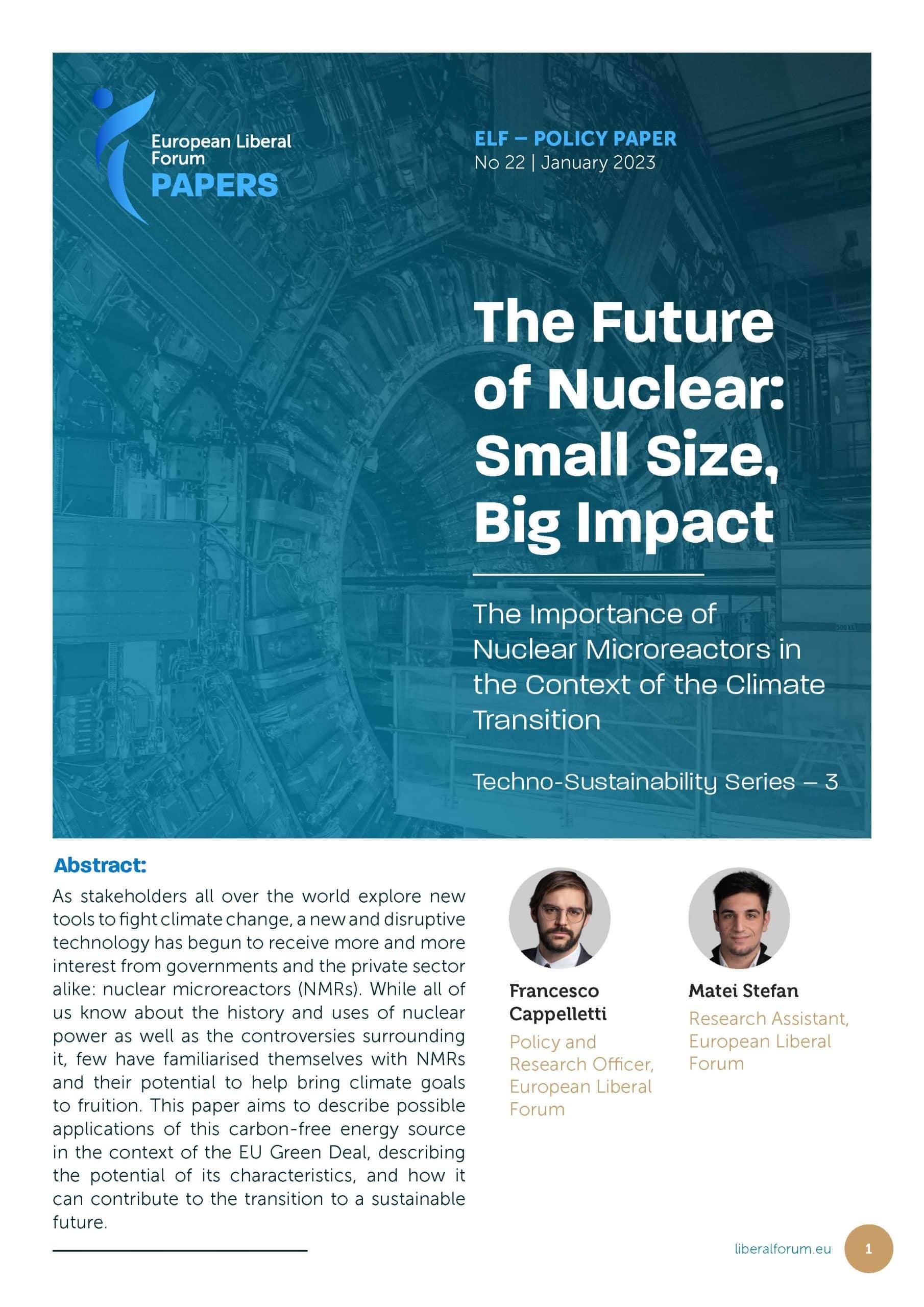[Policy Paper 22] The Future of Nuclear Small Size, Big Impact - The ...